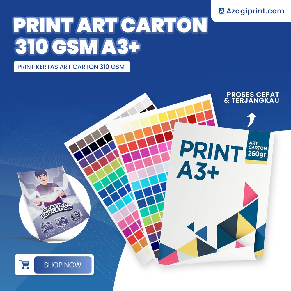 Print Art Carton 310 Gsm A3+ | Desa Percetakan Online | Digital ...